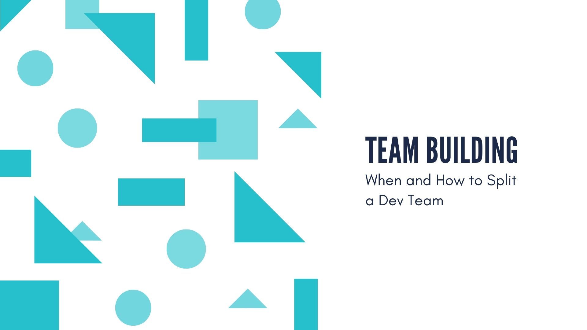 Team Building: When and How to Split a Scrum Dev Team